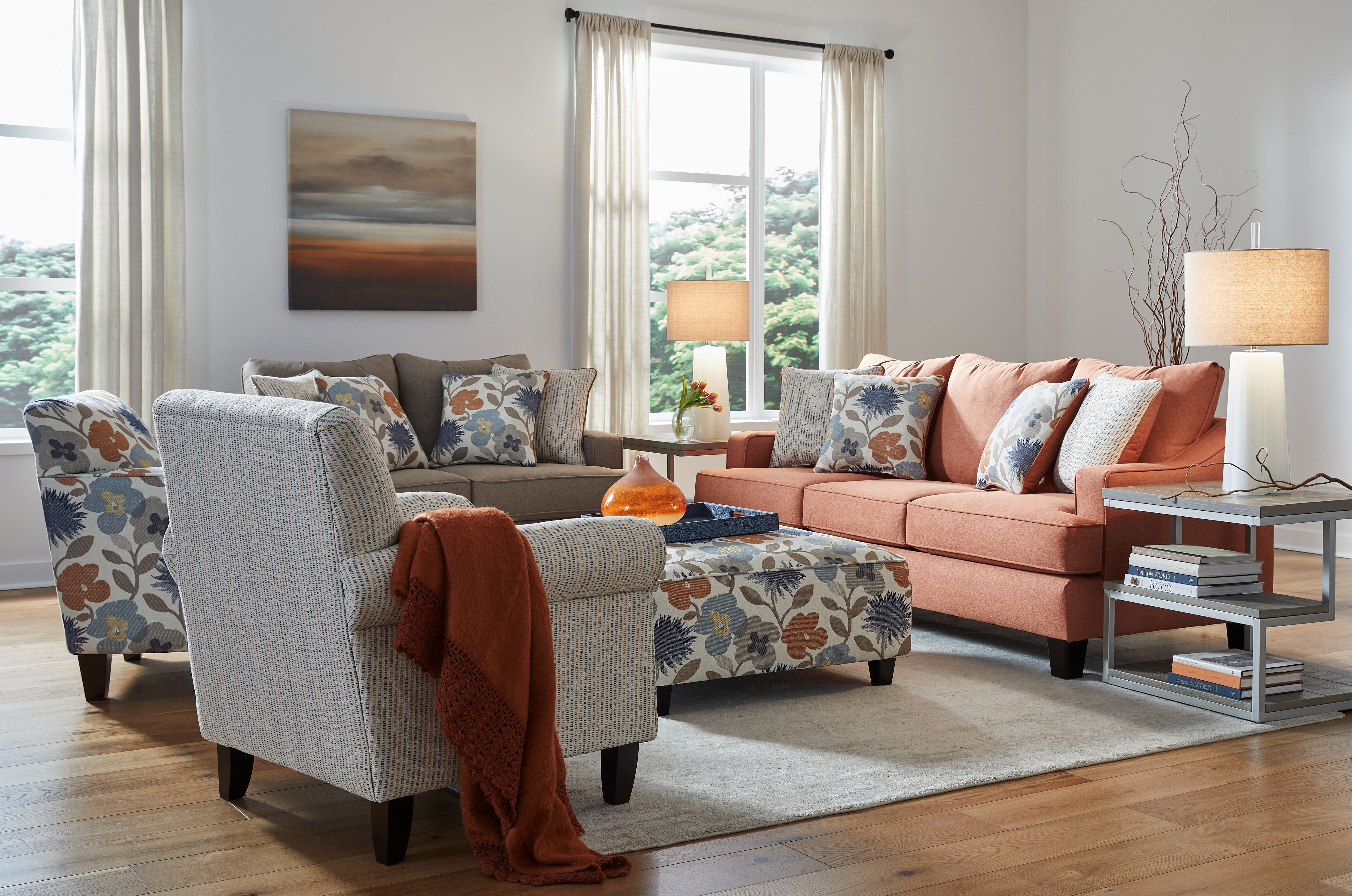 Fusion Furniture 1140 Grande Mist Sofa | Baci Living Room